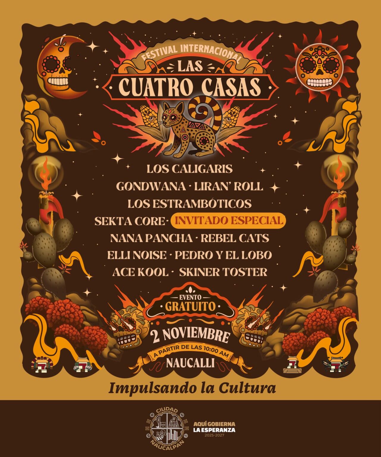 NANA PANCHA PRENDE LOS ARCOS DE LOS REMEDIOS RUMBO AL FESTIVAL ...